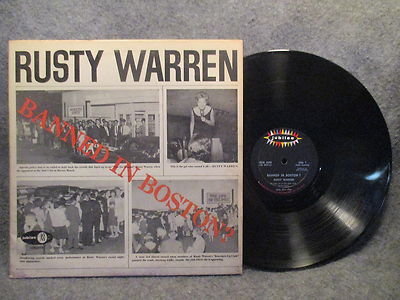 33 RPM LP Record Rusty Warren Banned From Boston Jubilee Records ...