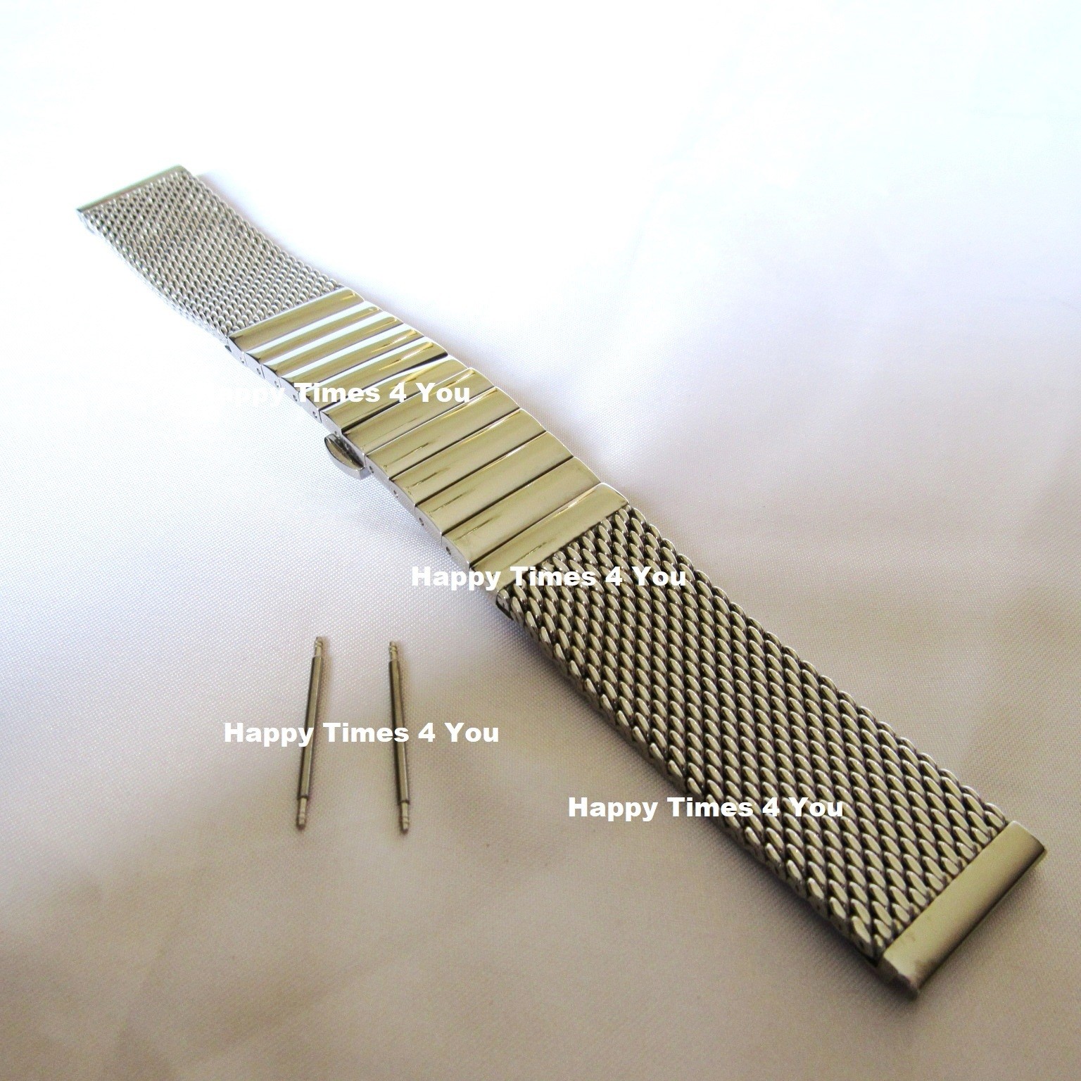 Solid Men's Mesh Stainless Steel Watch Band Strap Bracelet Bulova ...