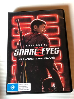 Snake Eyes - G.I. Joe Origins (DVD, 2021 Region 4) Henry Golding ...