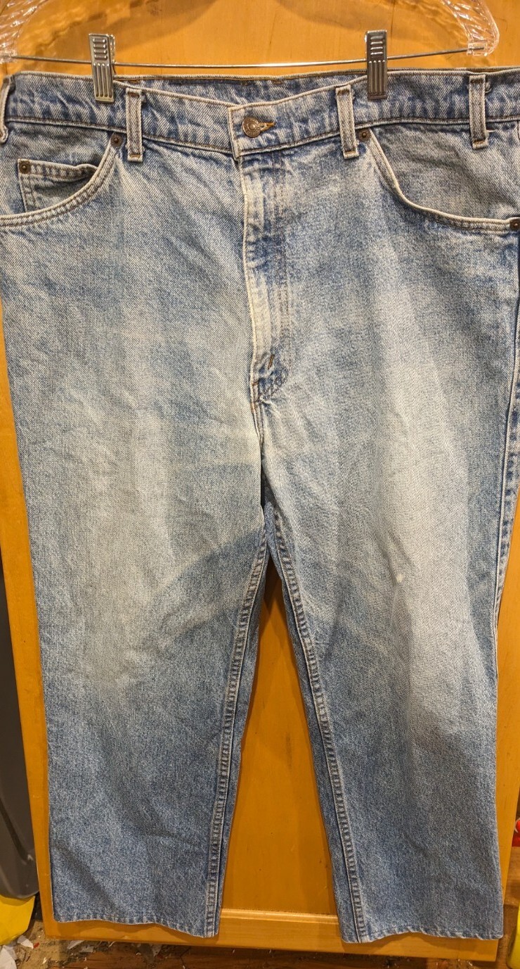 Levi's Currently 36x27 Two Horse Brand Made In USA A… - Gem