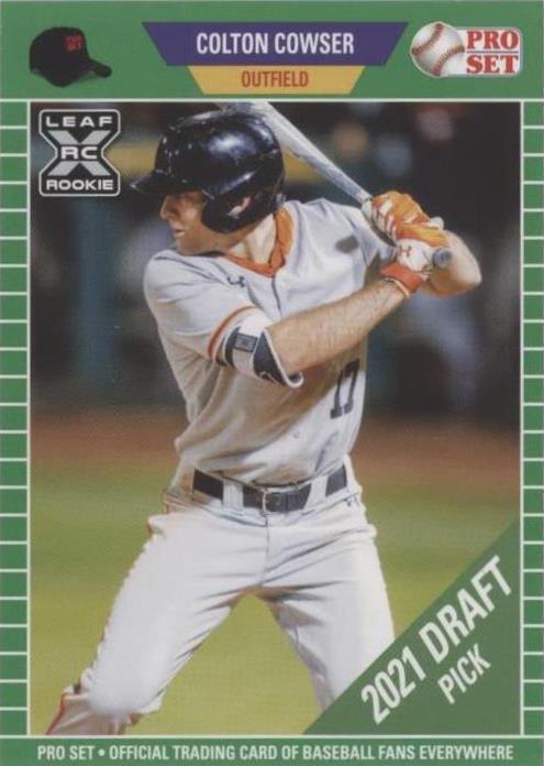 2021 Leaf Pro Set Baseball Blaster - Colton Cowser #PS26 Green (RC) for ...