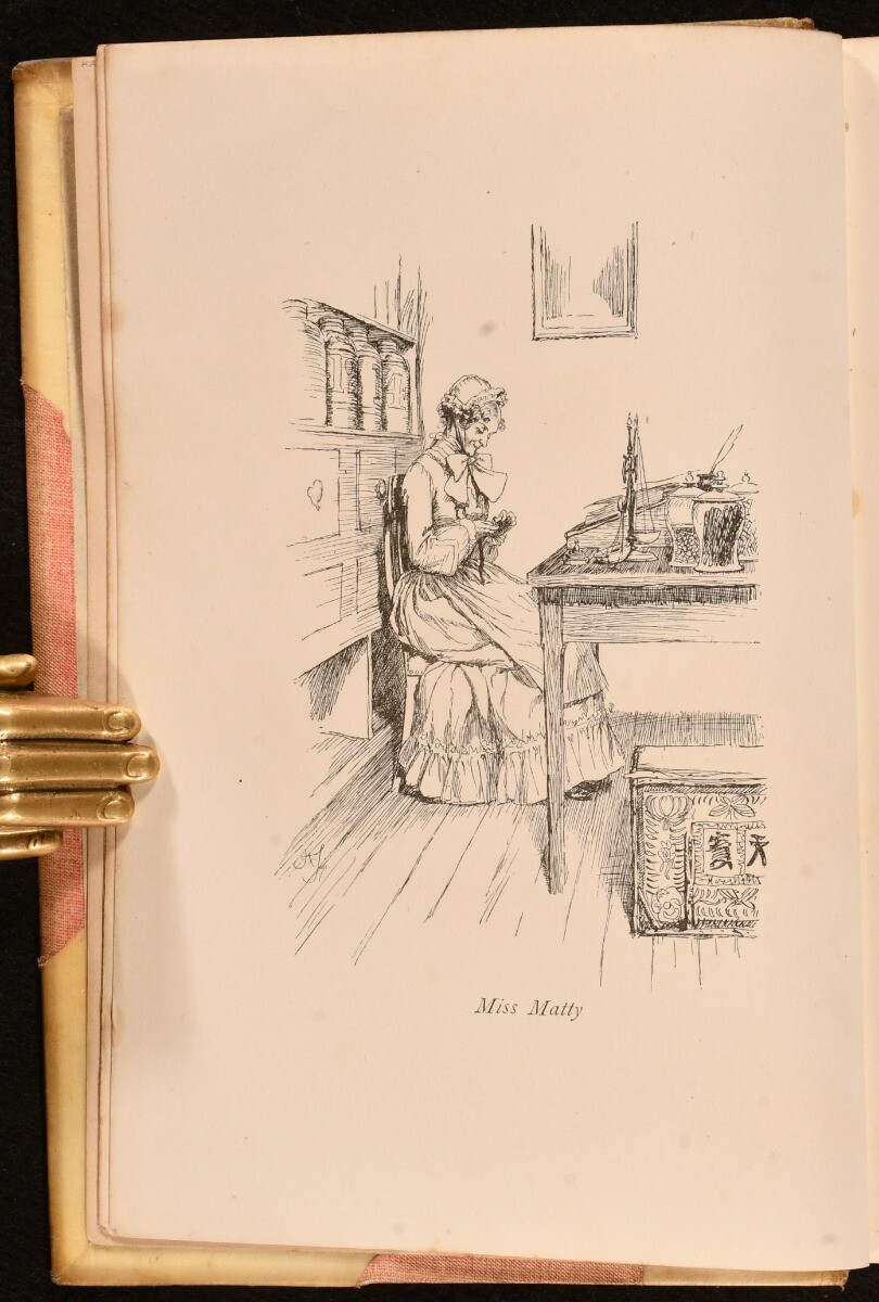 1898 Cranford Mrs Gaskell Illustrated Hugh Thomson Vellum | eBay UK