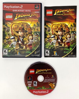 LEGO Indiana Jones: Original Adventures - Playstation 2 PS2 - Tested ...