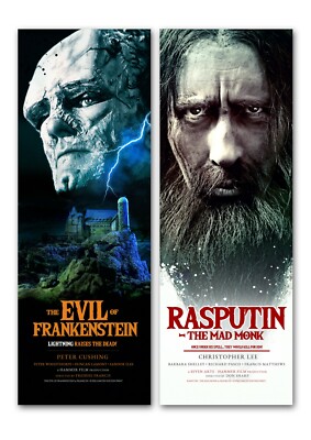 The Evil Of Frankenstein Rasputin Hammer Horror Film Art Print