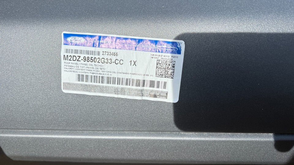 2021 - 2024 Ford Bronco 2 Door HardTop Cover OEM w/REAR WINDOW M2DZ ...