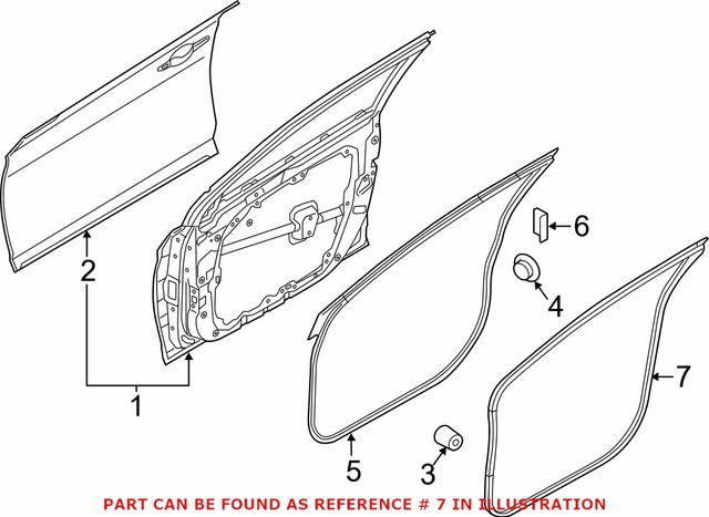 Genuine Hyundai W/strip-fr Dr Body Side LH 82110C1001TRY OEM for sale ...