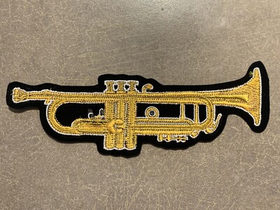 CUSTOM MADE Embroidered Trumpet Patch | eBay
