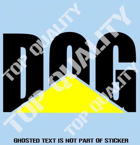DOG DECAL STICKER BNS CAR 4X4 TRUCK OFF ROAD MOTORSPORT UTE RALLY ...