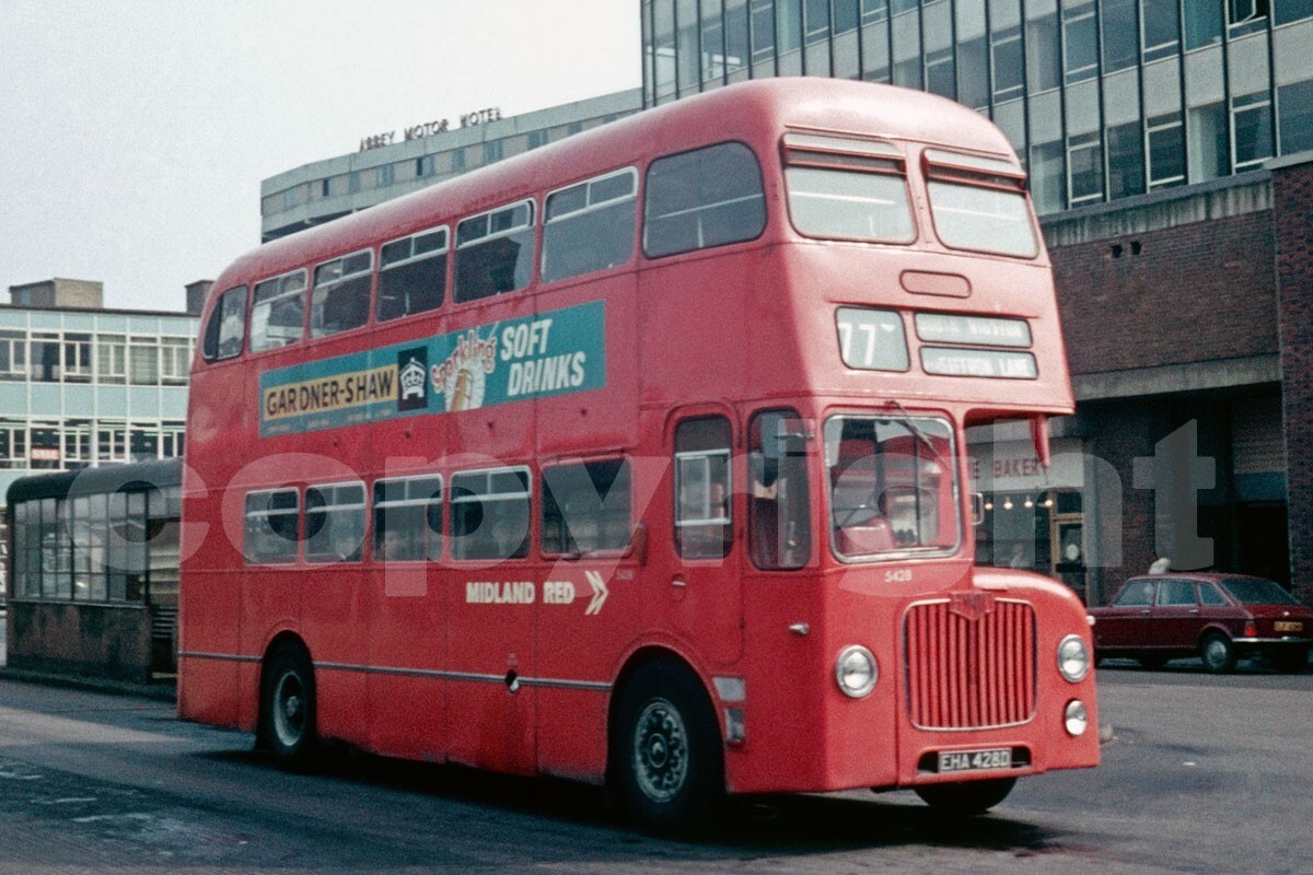 Bus Photo - Midland Red 5428 EHA428D BMMO D9 | eBay