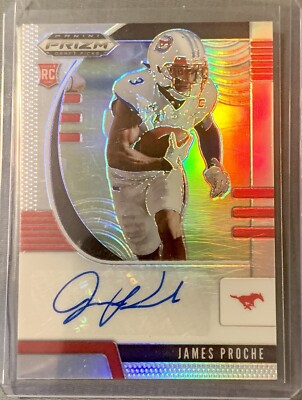 2020 Panini Prizm Draft Picks Rookies Silver James Proche #232 Rookie ...