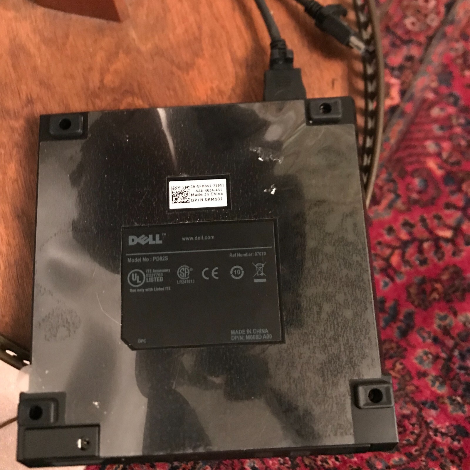 Dell Latitude E Series External DVDRW Drive PD02S eSATA Cable Case ...