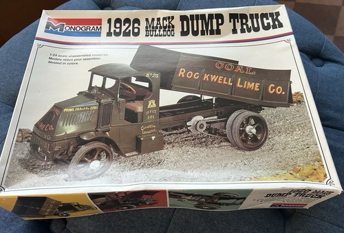 Monogram 1926 Mack Bulldog Dump Truck 1/24 Model Kit 2400 Rockwell Coal ...