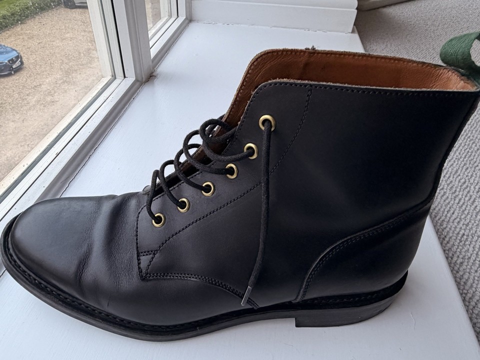 Solovair Derby Boot Black Size 9 | eBay UK