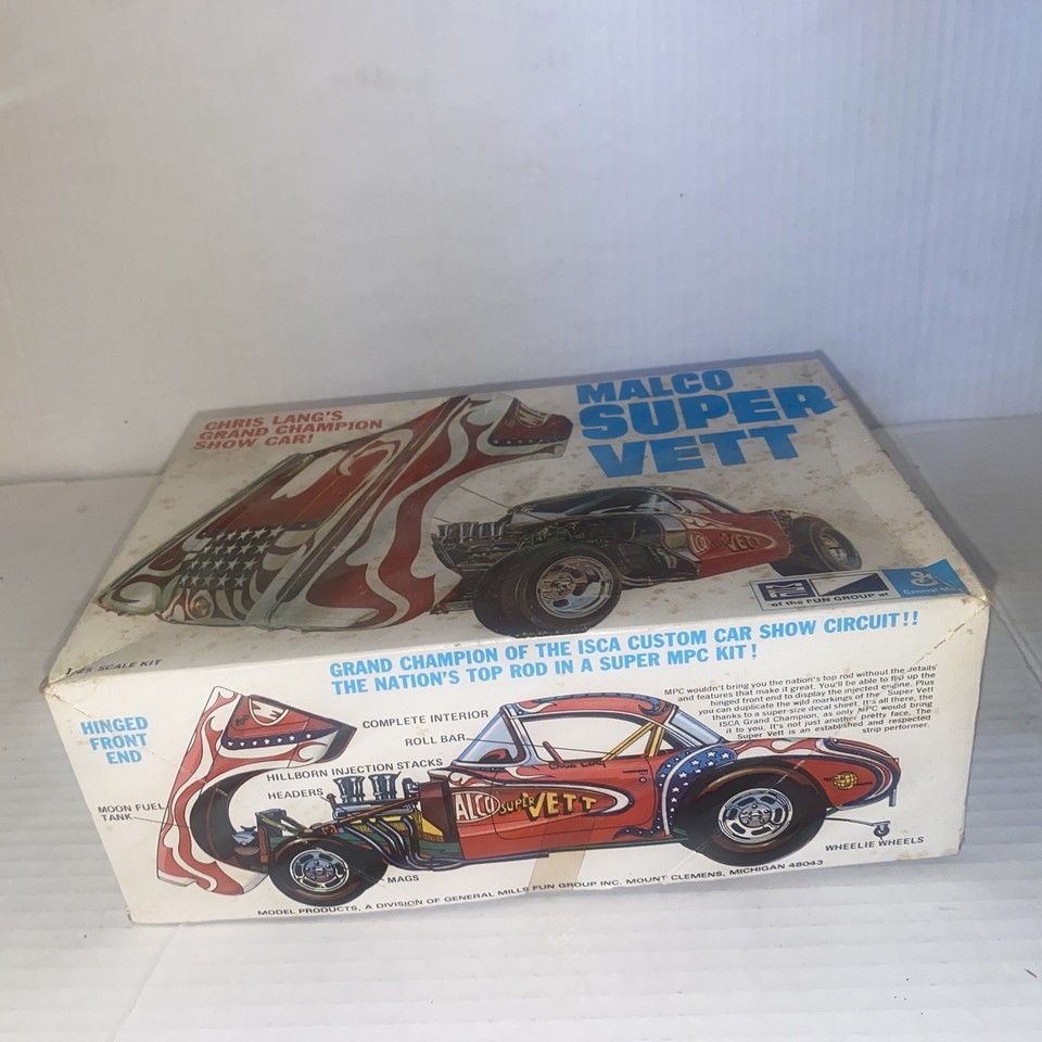 MPC Malco Super Vette 1960 Chevy Corvette Gasser Chris Lang's Car Model ...