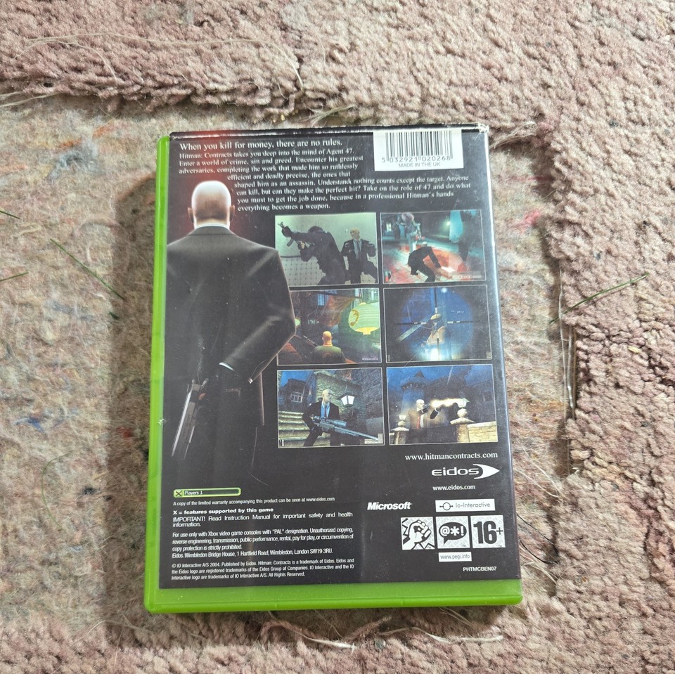 Hitman Contracts Xbox Original - Complete with Manual | eBay UK