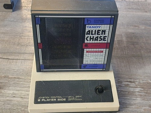 Tandy ALIEN CHASE Vintage Tabletop Arcade Game 2 Screens! Color WORKS ...