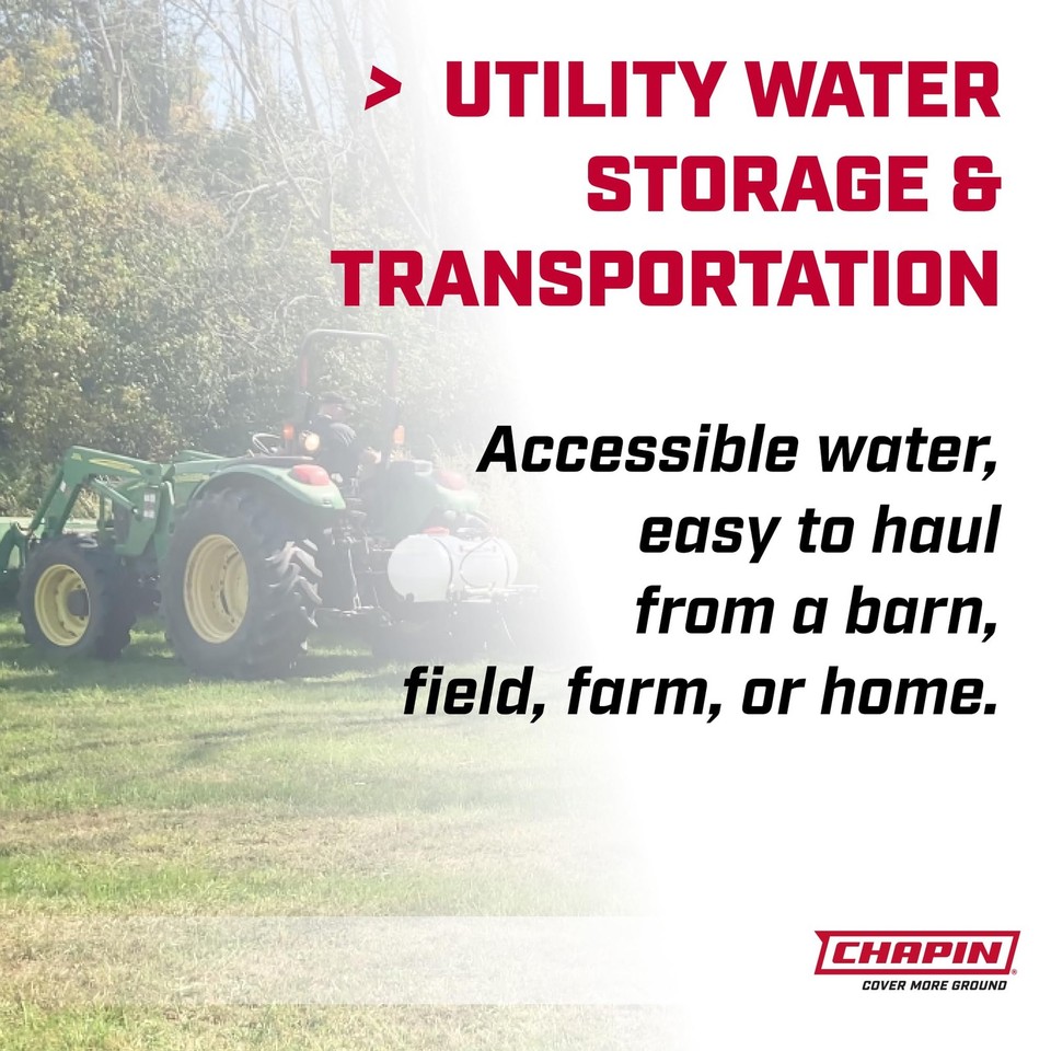 Chapin 97004 15 Gallon Water Storage Tank Utility Water Supply Farm ...