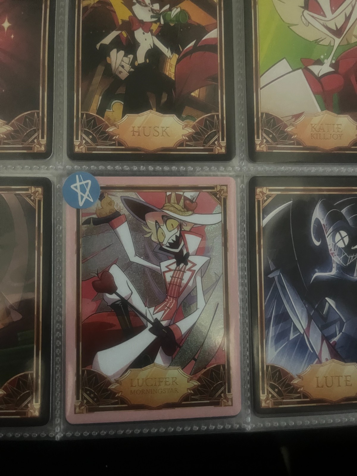 Hazbin Hotel Trading Card - Lucifer Morningstar PINK FOIL - 2nd Edition ...