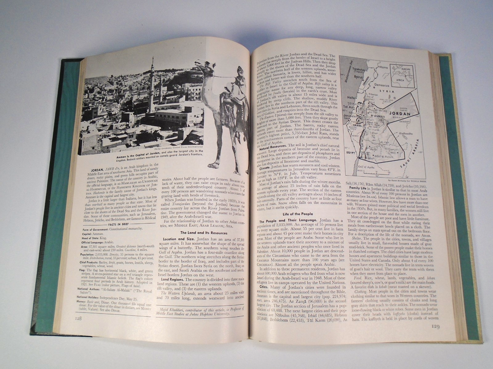The World Book 1966 Encyclopedia Book J-K Vintage 50th Anniversary ...