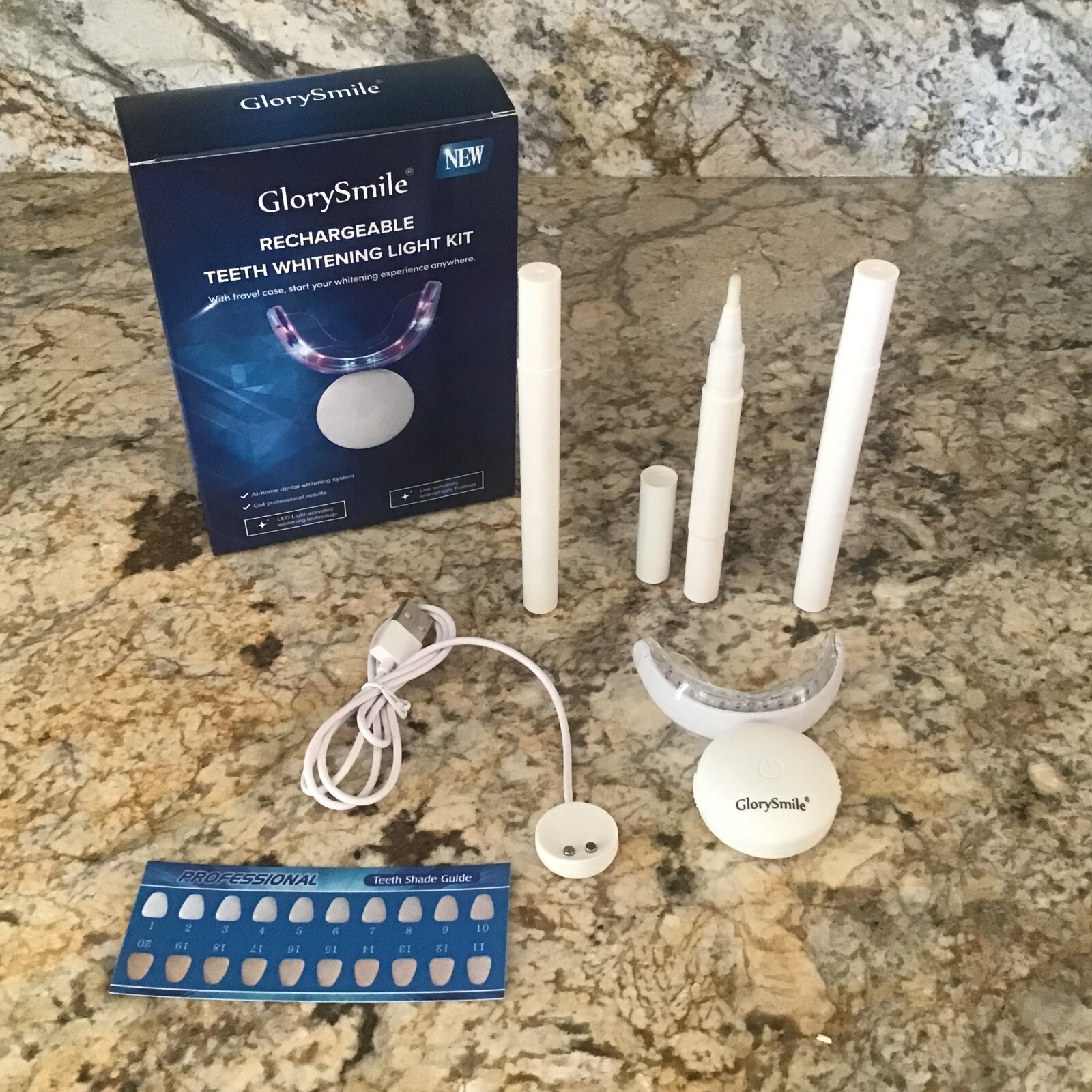 Lamp Teeth Whitening Home Use Approved Tooth Bleach Dental GlorySmile ...