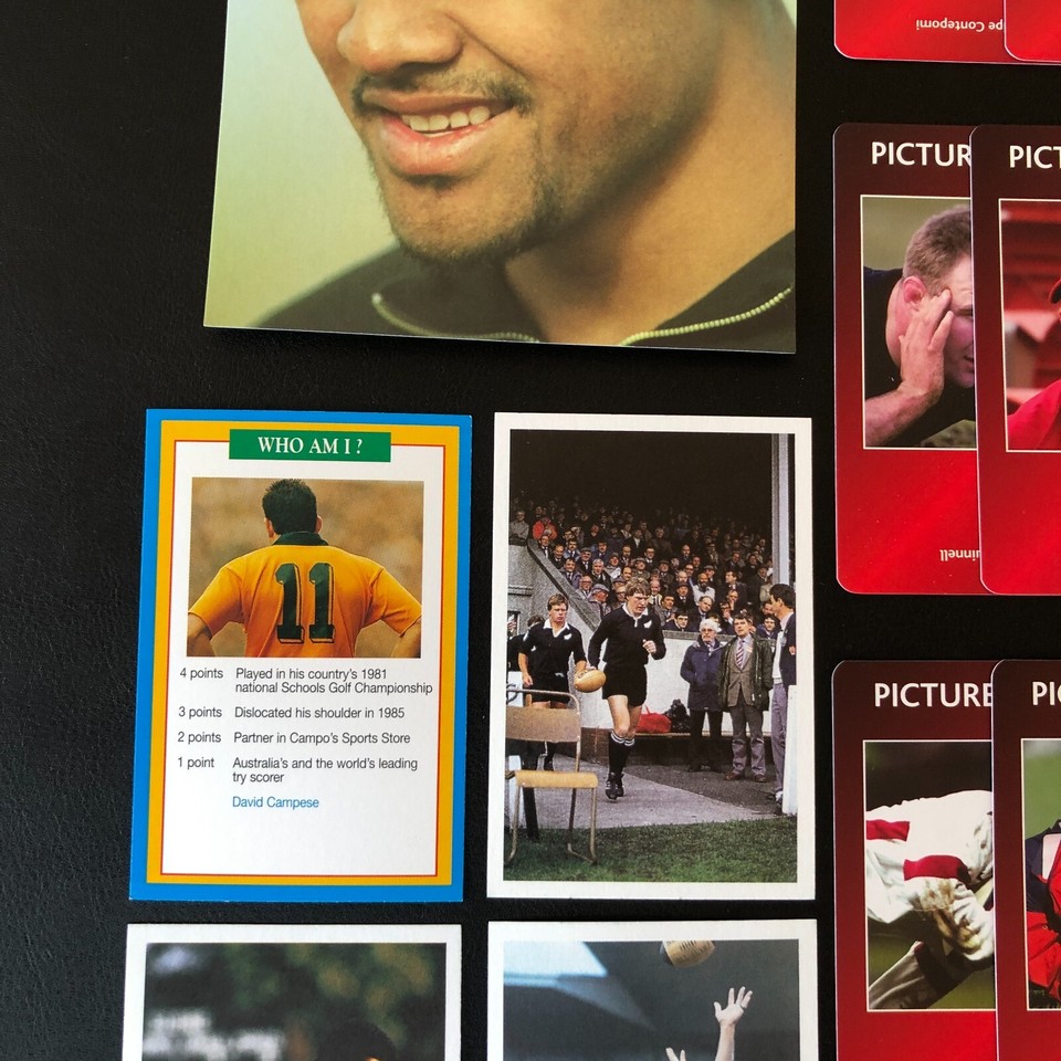 Jonah Lomu 1997 A Question of Sport Rugby Lot Dan Carter O'Gara Gregan ...