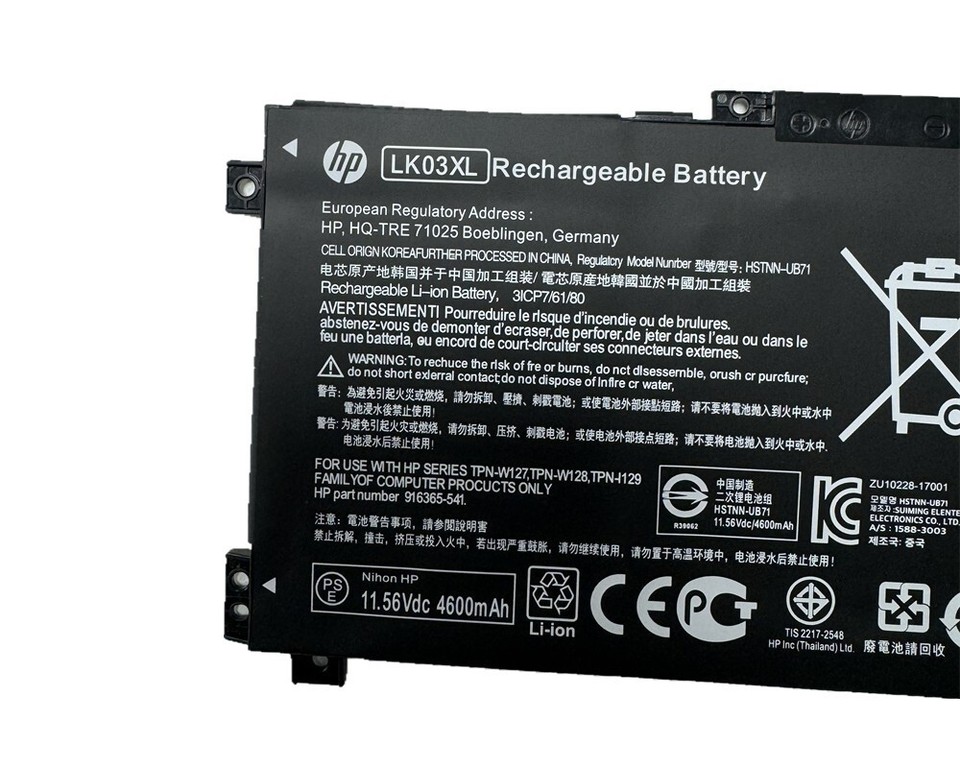 OEM Genuine LK03XL Battery For HP ENVY X360 15-BP 15M-BQ 17M-CE 17-BW ...