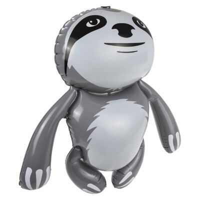 24" Grey Sloth Monkey Animal Inflatable - Inflate Blow Up Toy Party ...