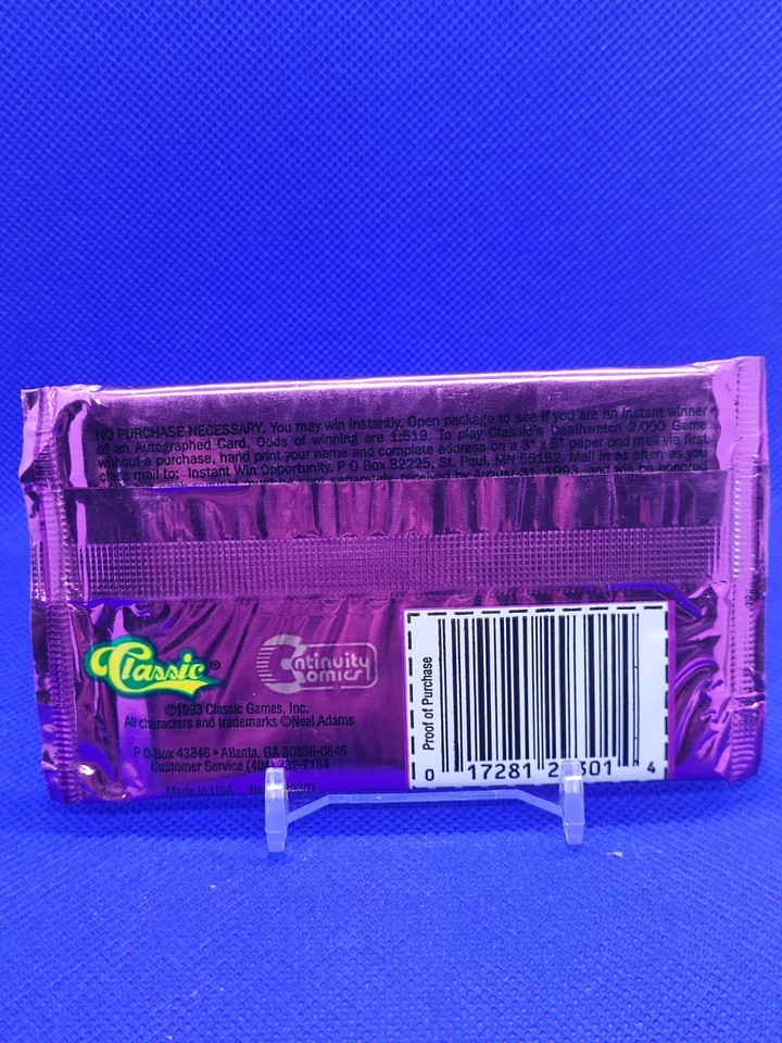 Deathwatch 2000 Continuity Trading Cards Factory Sealed 8 Card Pack ...