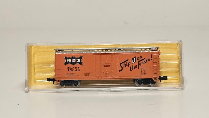 Vintage Atlas 3324-3.50 N Scale Frisco 40' Steel Plug Door Boxcar ...