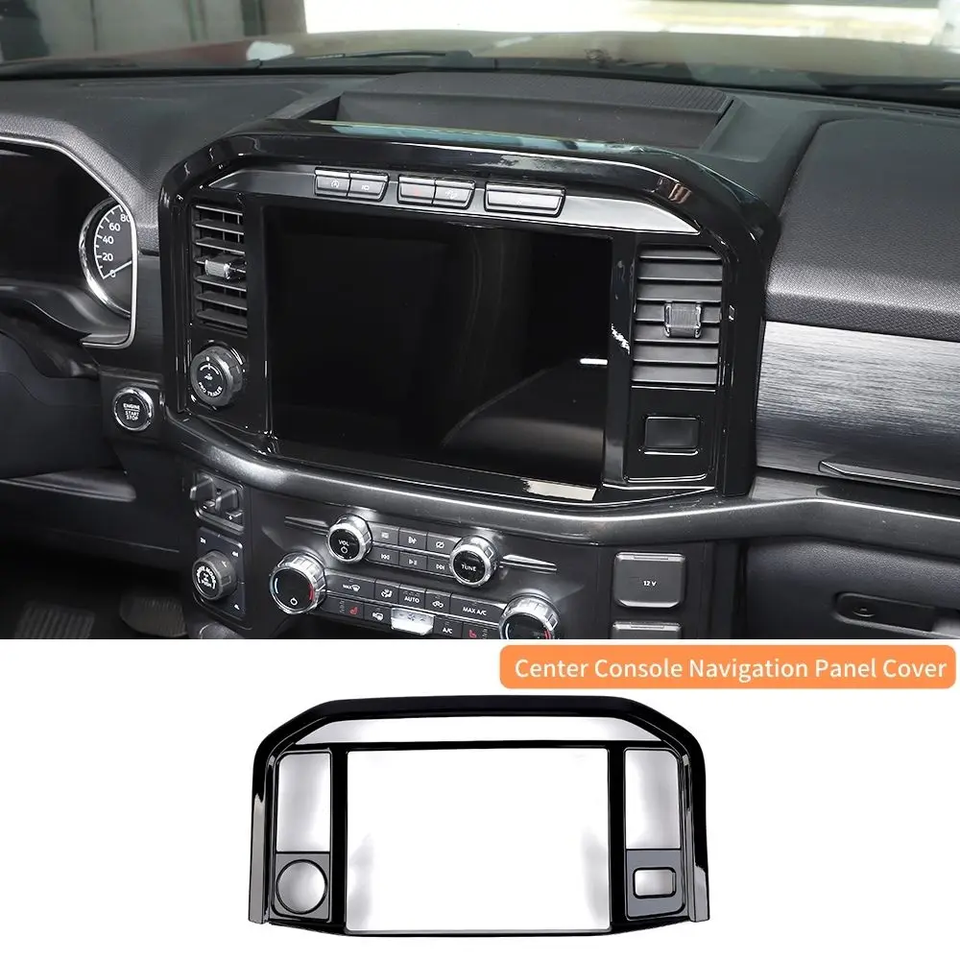Black Car Accessories Interior Exterior Trim Cover Full Kit for Ford ...