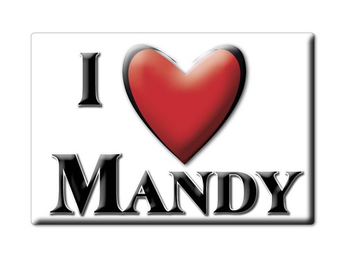 Mandy Fridge Magnet Name Gift Idea Birthday Graduation Birth | eBay