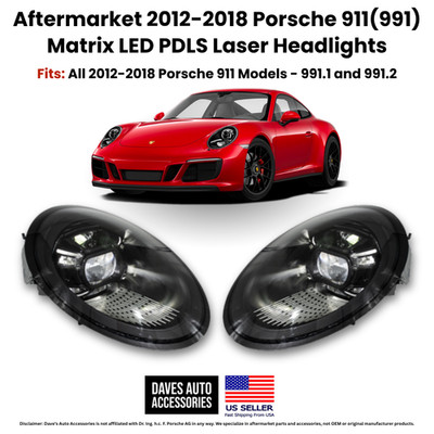 2012–2018 Porsche 911 991 LED Matrix PDLS Laser Headlights Set | eBay