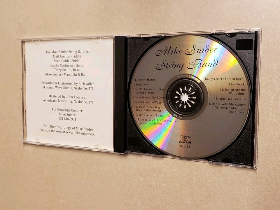Mike Snider String Band (CD, 2000 Nashville) VG+ Hee Haw | eBay