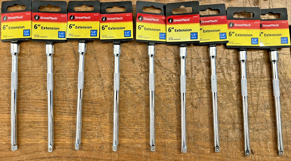 Huge Lot of (1,260+) 1/4" Drive Sockets, Ratchets, Extensions, Spinners ...