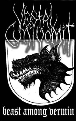 TAPE-VESTAL CUNTVOMIT-BEAST AMONG VERMIN-2020-AUSTRALIE-MALTKROSS LABEL ...