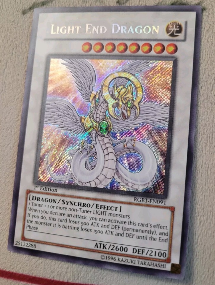 Light End Dragon RGBT-EN091 Secret Rare 1st Edition Yugioh NM | eBay
