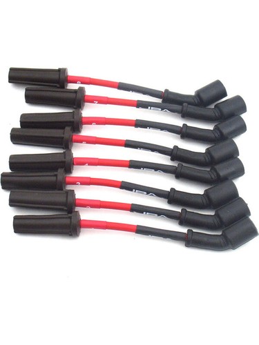 JBA Performance Exhaust Spark Plug Wire Set Spiral Core 8mm Red 45 ...