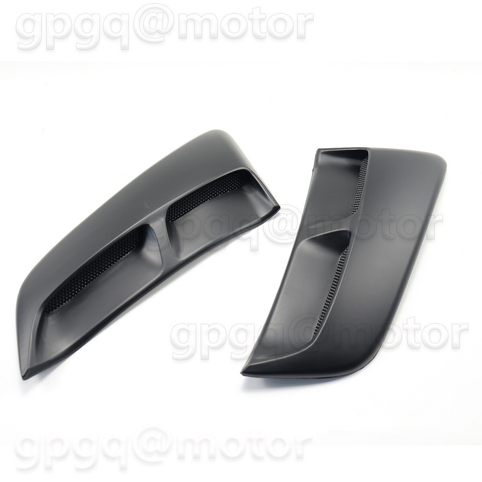For Ford Mustang 2015-2023 Matte Black Rear Fender Side Panel Scoops ...