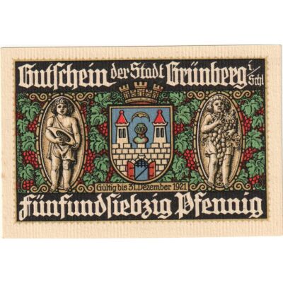 [#290682] Germany, Grünberg, 75 Pfennig, 1921-12-31, UNC | eBay