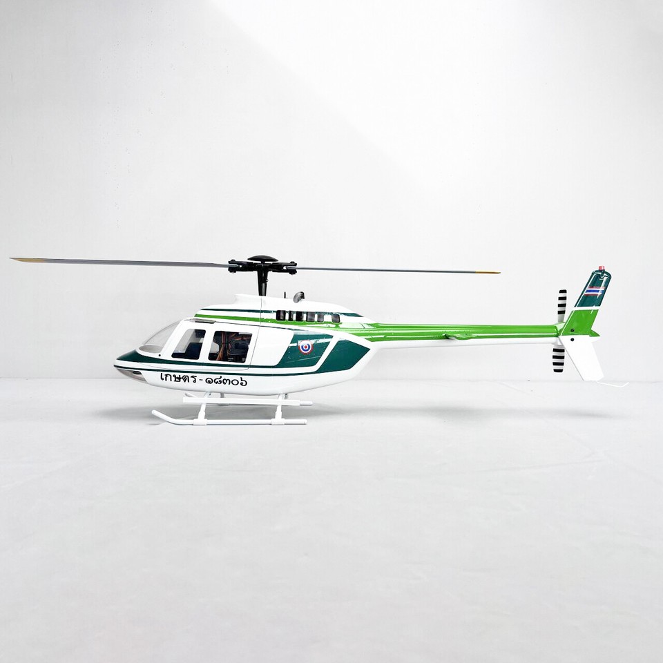 Roban 450 Size RTF B206 Green White RC Helicopter GPS Auto Return X1 ...