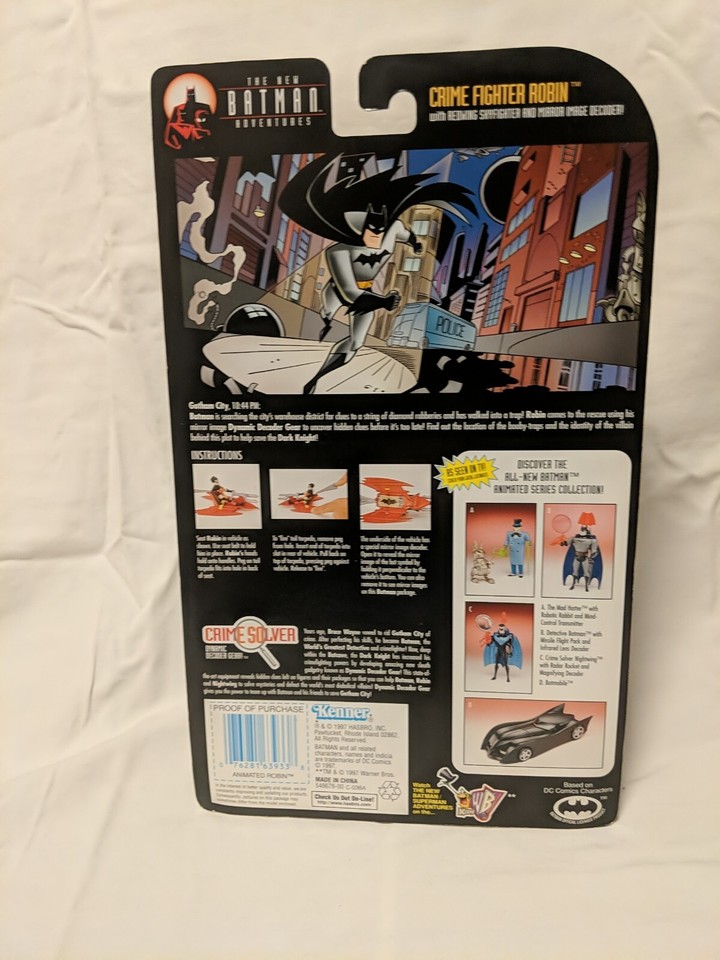 The New Batman Adventures CRIME FIGHTER ROBIN Action Figure Kenner 1997 ...