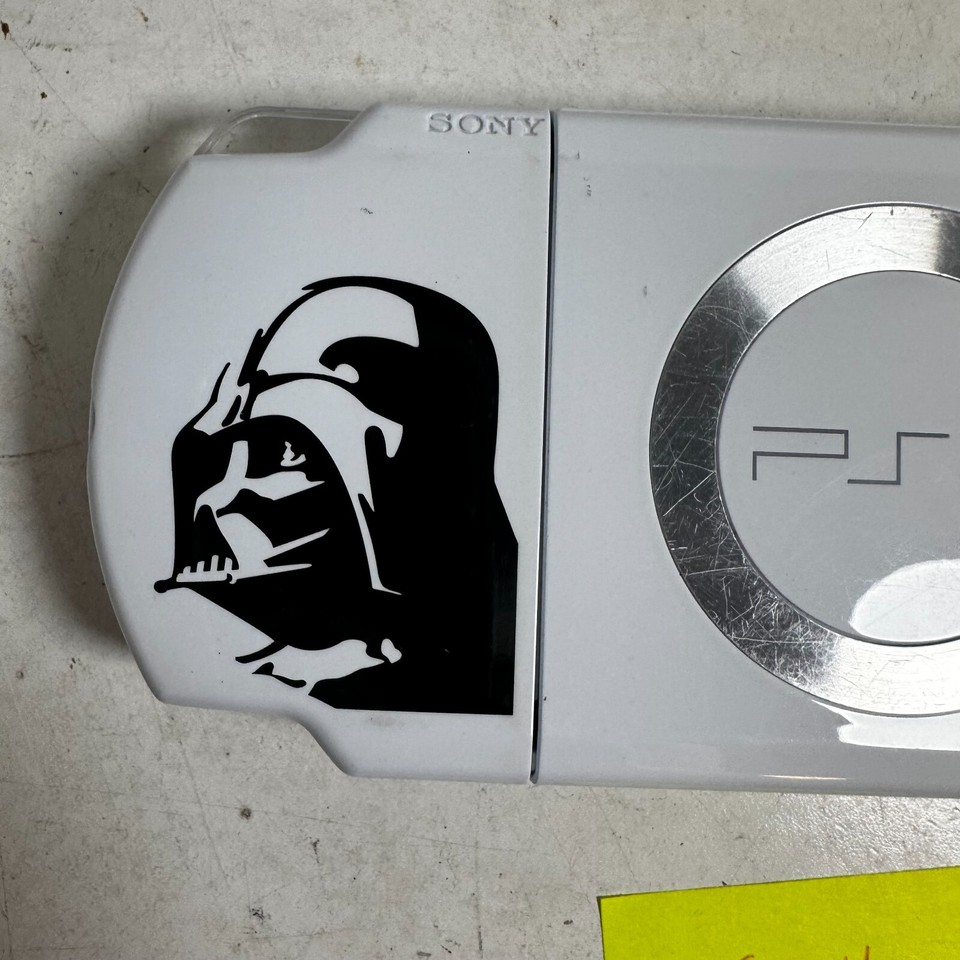 Sony PlayStation White PSP-2001 Limited Ed. Star Wars Darth Vader ...