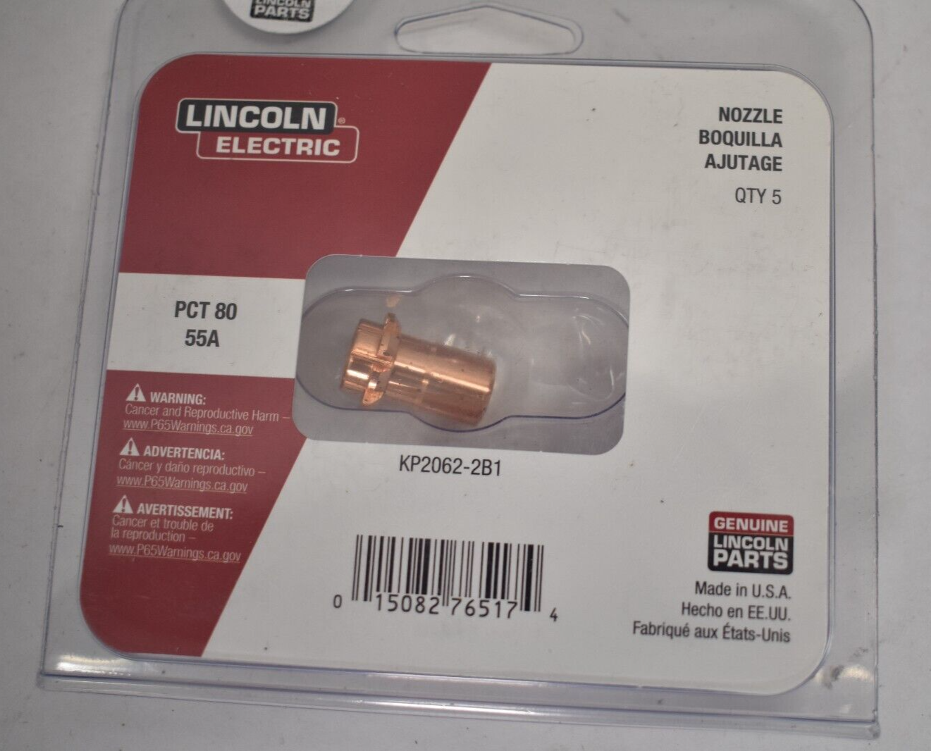 Lincoln Electric Kp2062-2b1 Vortec Nozzle Qty 5 for sale online | eBay