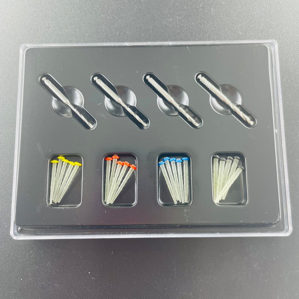 Dental Quartz Fiber Post Root Canal Pin Resin Screw Post 1.2-1.8mm ...