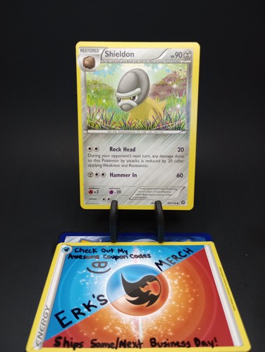 Shieldon 69/114 Steam Siege Regular Uncommon Pokemon Card | eBay
