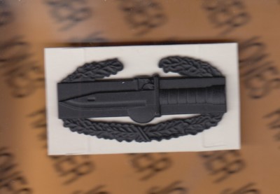 US Army Combat Action Badge CAB 2" Fullsized Black Duty Uniform award c ...