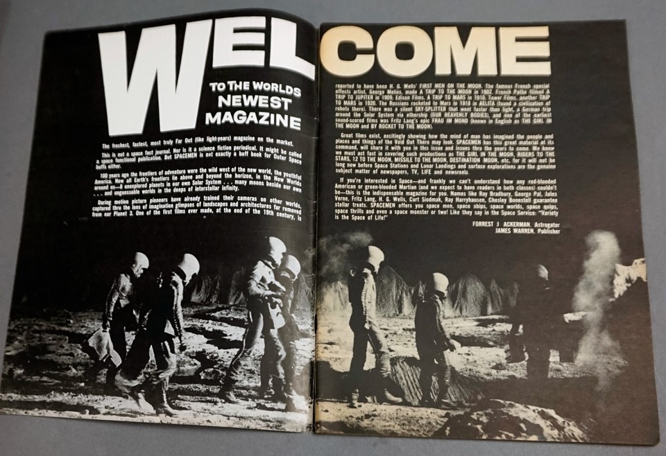 Spacemen Sci Fi Monster Magazine-#1 First Issue-1961-JKNB | eBay