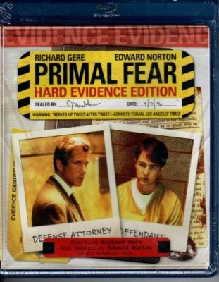 Primal Fear (Blu-ray, 1996) (Richard Gere, Edward Norton, Laura Linney ...