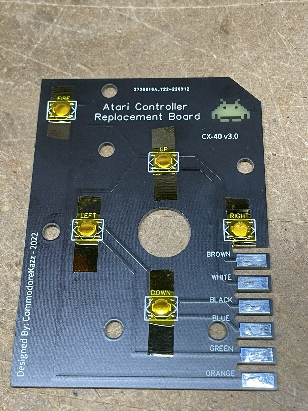 ATARI 2600 JOYSTICK DROP IN NEW & IMPROVED REPLACEMENT CIRCUIT BOARD ...