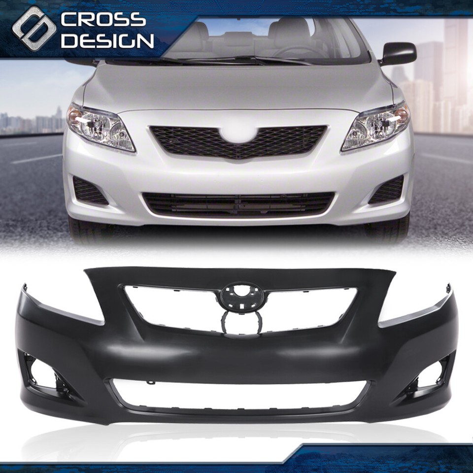Front Bumper Fascia Cover Fit For 2009 2010 Toyota Corolla Sedan ...